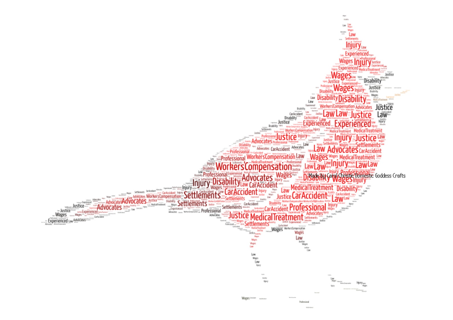Cardinal Wordle Cardinal Print Personalised Cardinal Print - Etsy