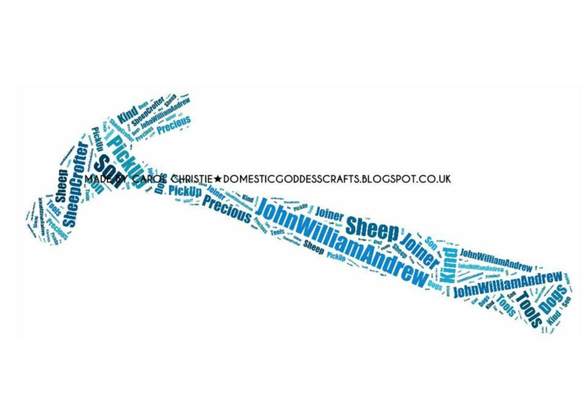 Saw Print, Tool Print, Saw Word Art, Tool Word Art, Tool Word Collage ...