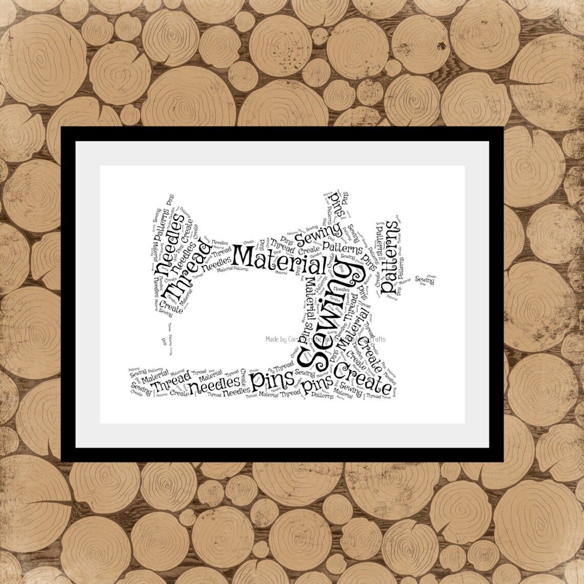 Sewing Machine Print Personalised Sewing Machine Sewing - Etsy UK