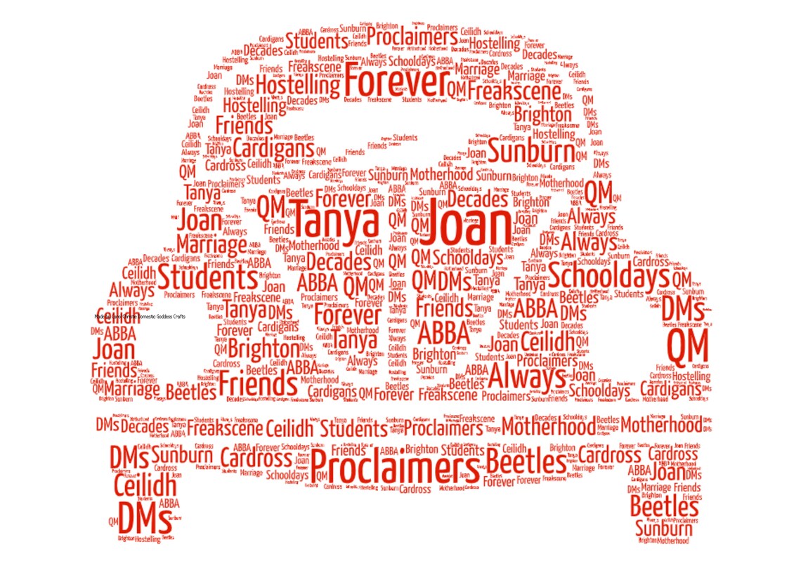VW Beetle Word Art Word Art Print Beetle Word Collage - Etsy