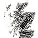 Rude Map of Scotland, Alternative Map of Scotland, Adult Themed Map ...