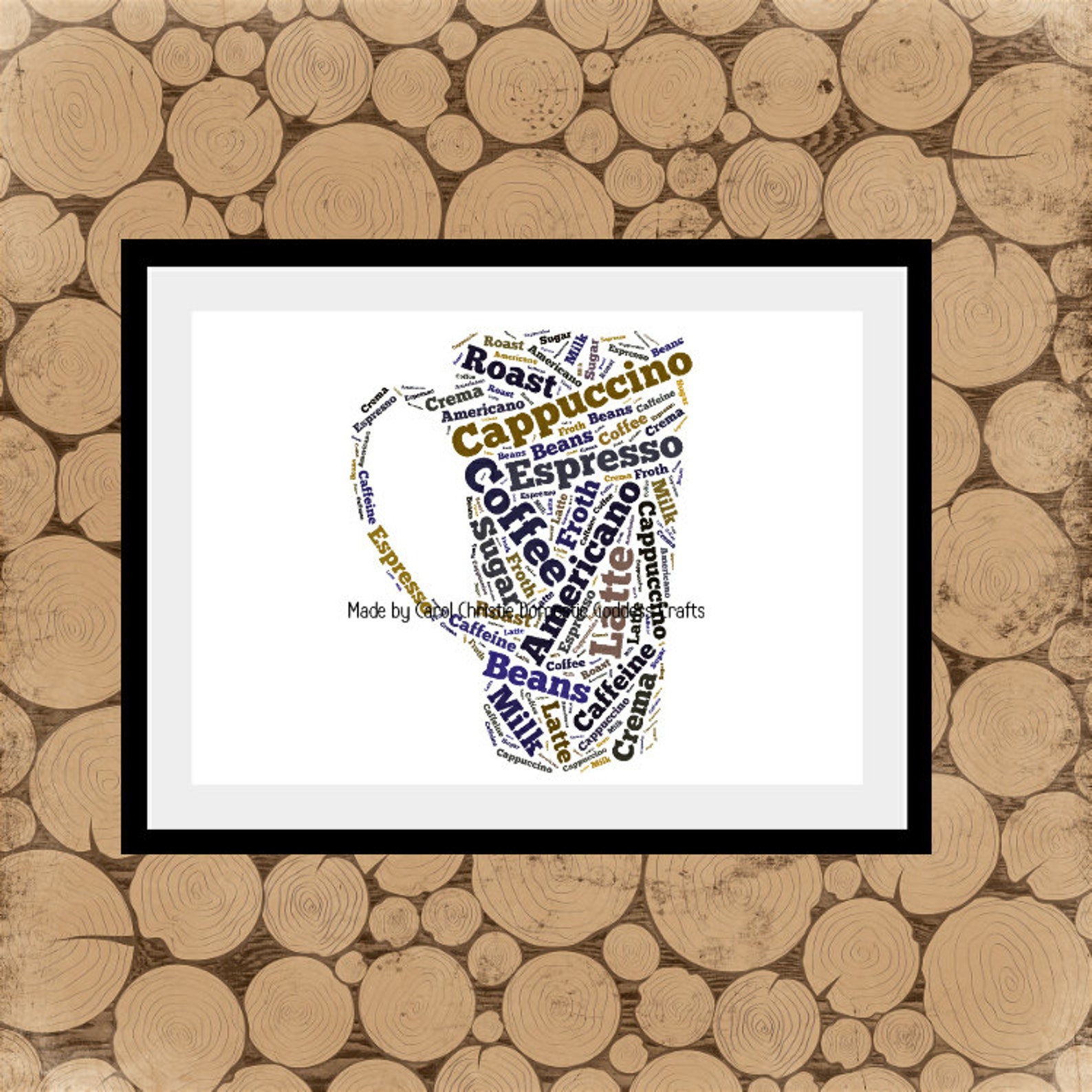 Mug Word Art Cup Word Art Impresión de copa personalizada - Etsy España