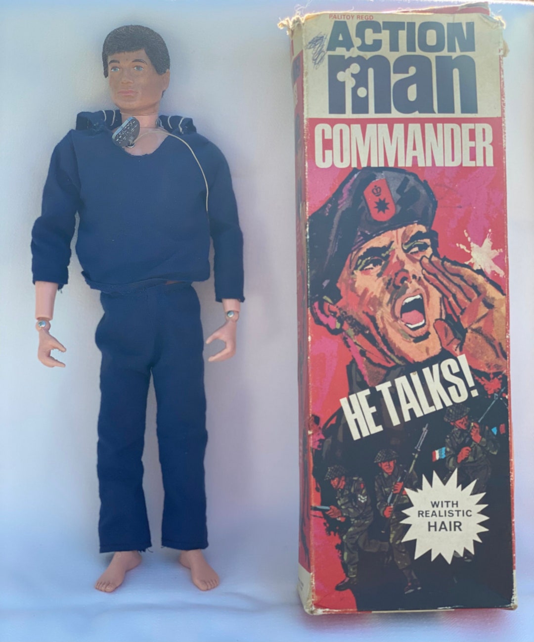 Action Man Commander. Palitoy Ltd. Boxed. Design Number 918500. Cat. No ...