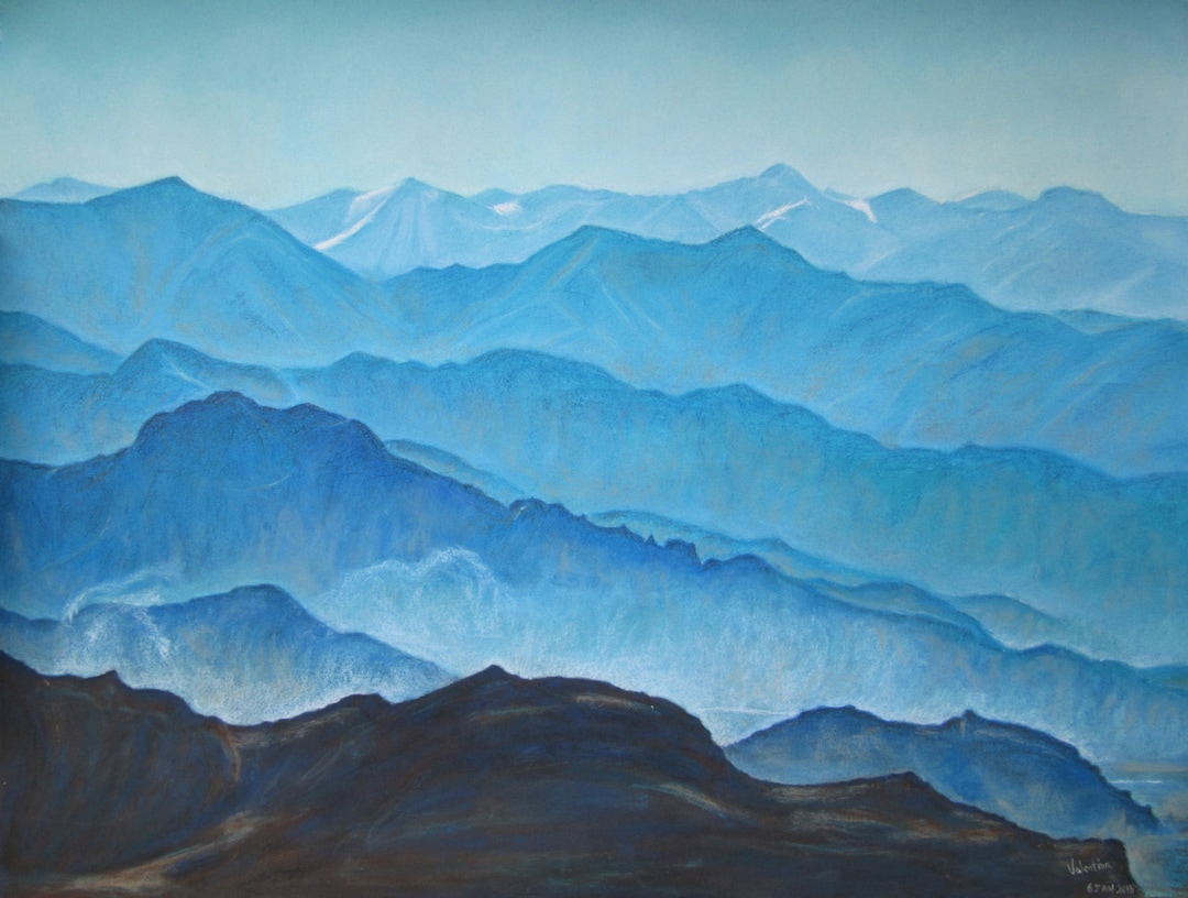 Original Pastel Drawing - Leh Ladakh, India - Etsy