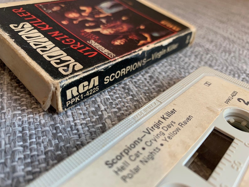 Scorpions Virgin Killer Cassette USA Original 1976 First Run - Etsy