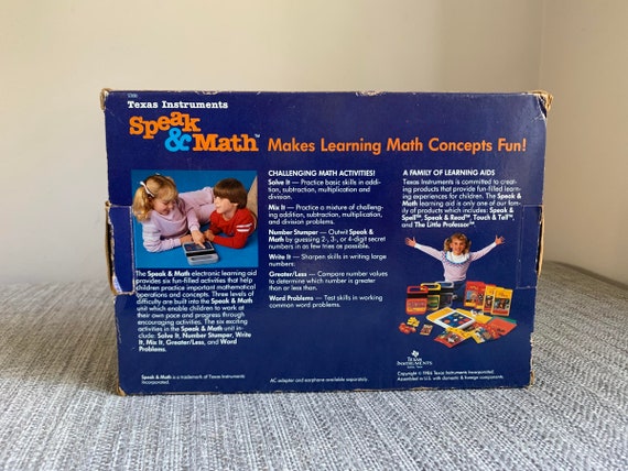80s Electronic Learning Toys
