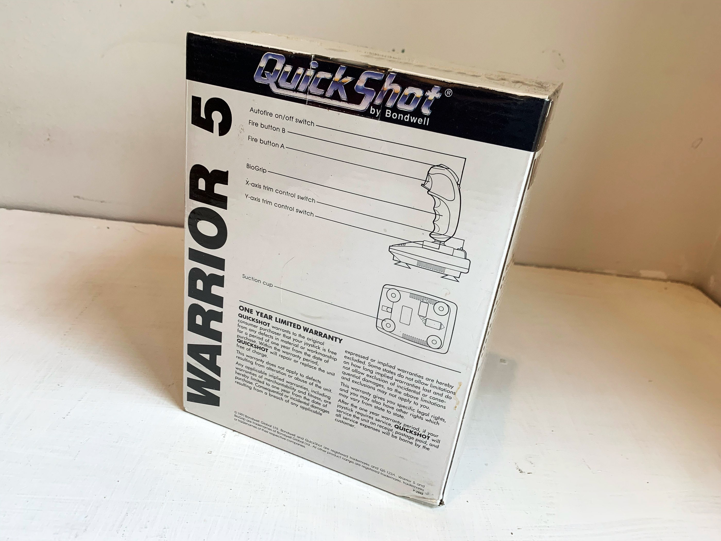 Sealed Quickshot Warrior 5 QS-123A Joystick | IBM Pc/xt/at | New in Box ...