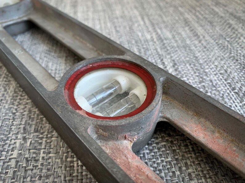 Vintage Craftsman 24" Metal Level - Double Bubble With Red Vials - Etsy