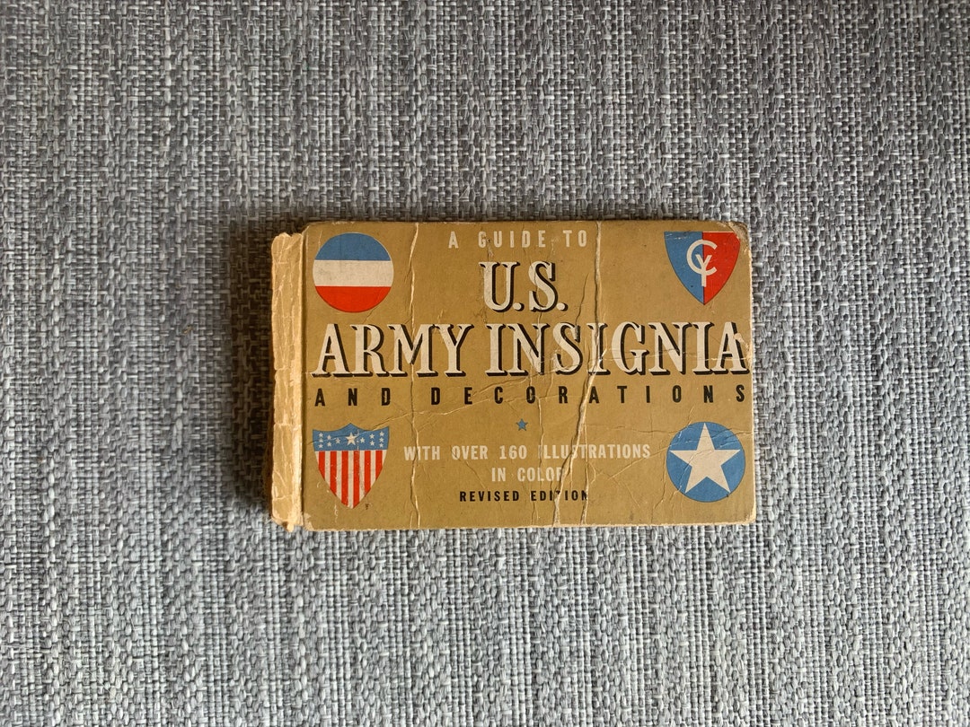 Guide to US Army Insignia and Decorations - Vintage Military Book - Etsy