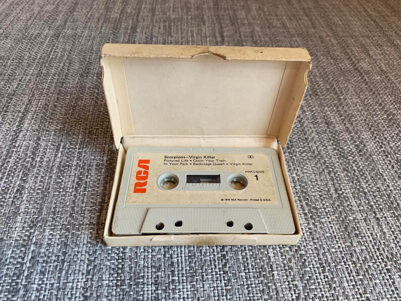 Scorpions Virgin Killer Cassette USA Original 1976 First Run - Etsy