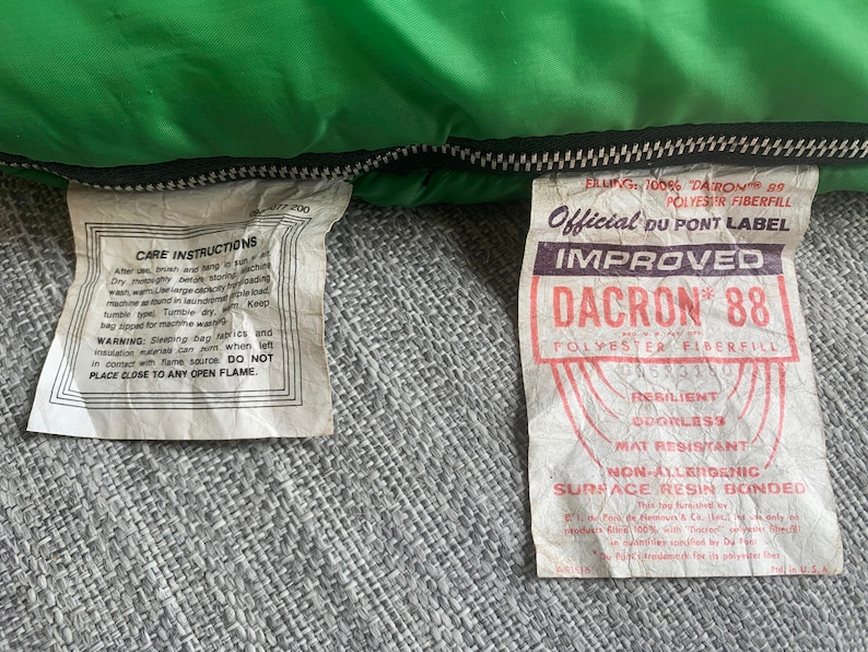 Sir Edmund Hillary Sleeping Bag by Sears | Red Flannel Duck Lining ...