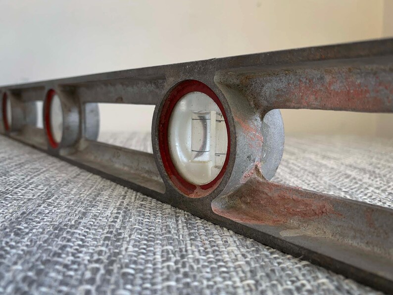 Vintage Craftsman 24" Metal Level - Double Bubble With Red Vials - Etsy