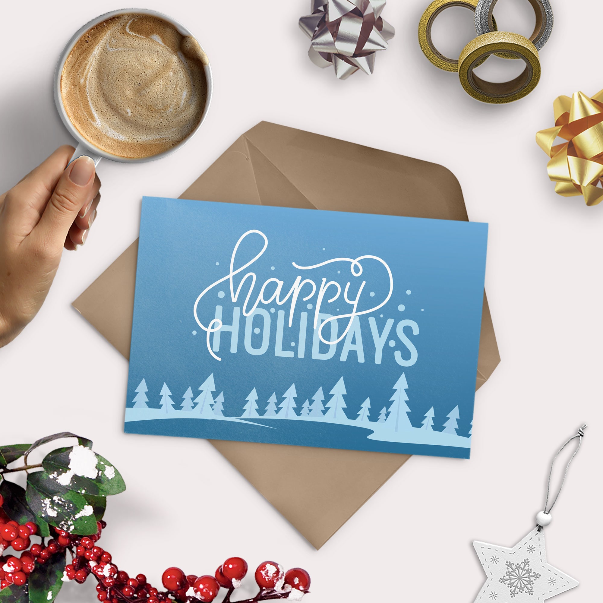 Happy Holidays Greeting Card Funny Generic Christmas - Etsy UK