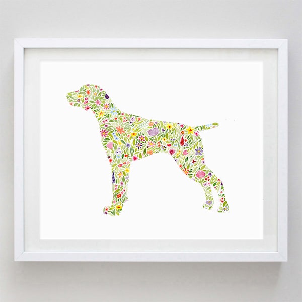 Pointer Watercolor - Etsy