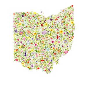 Kansas State Watercolor Art Print - Available in Any State - Kansas ...