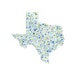 Texas State Watercolor Print - Any State Available - TX Watercolor - TX ...