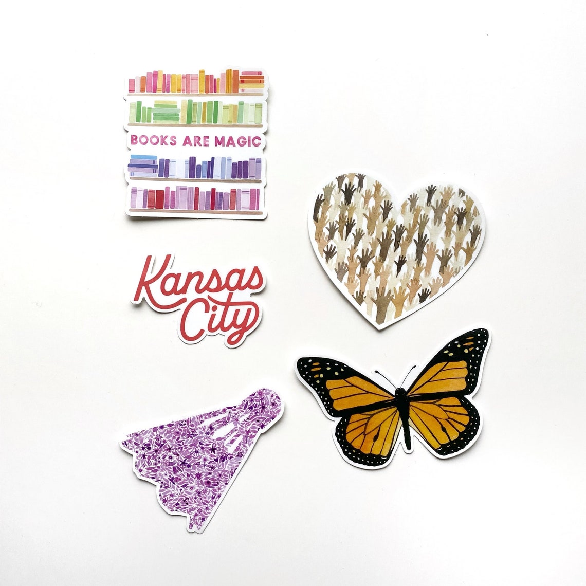Kansas City Script Sticker Coral Red KC Sticker Kansas - Etsy