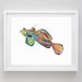 Tropical Fish Parrot Fish Watercolor Print - Sea Life Art -tropical ...