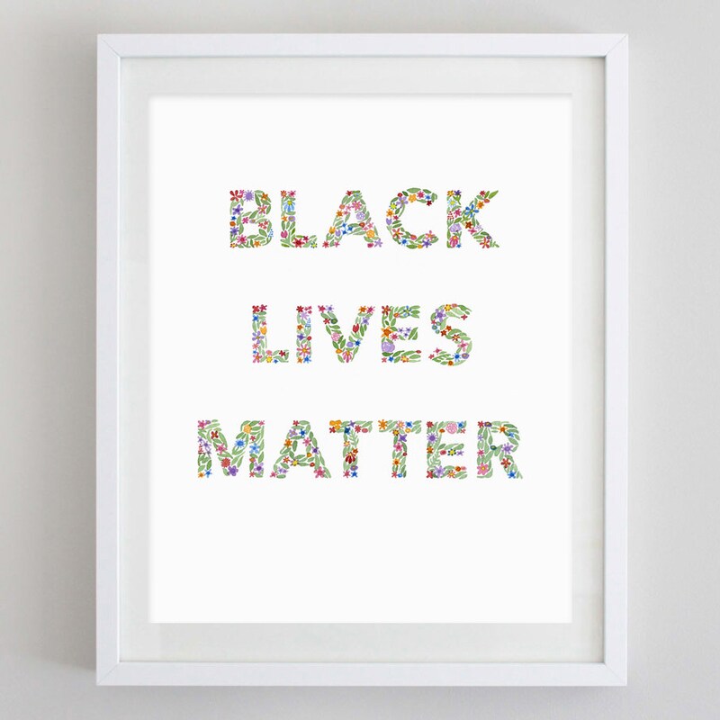 Black Lives Matter Poster - Etsy