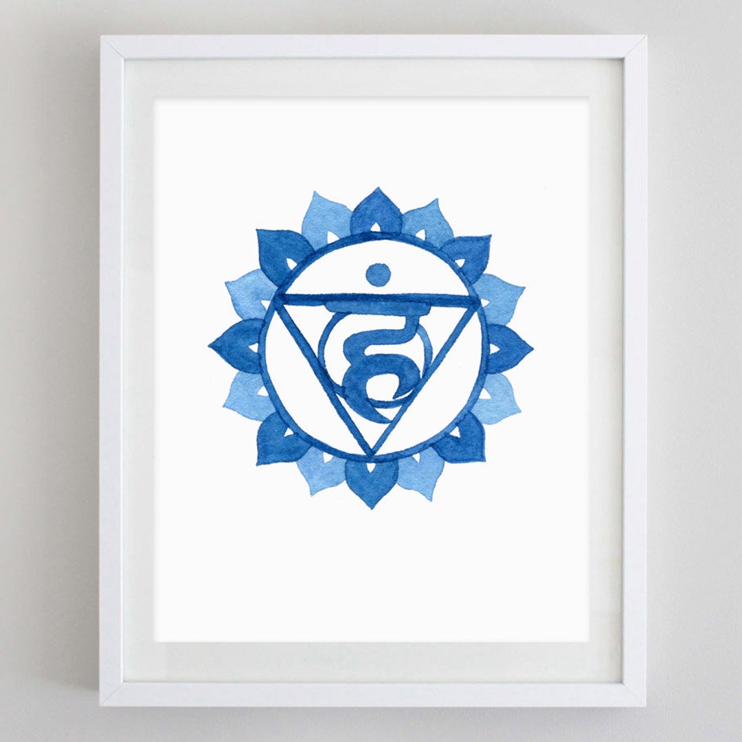 Chakra Watercolor Art Print - Etsy