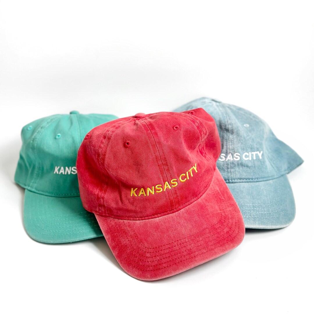 Kansas City Embroidered Hat - KC Hat - Baseball Cap - Women's Hat ...