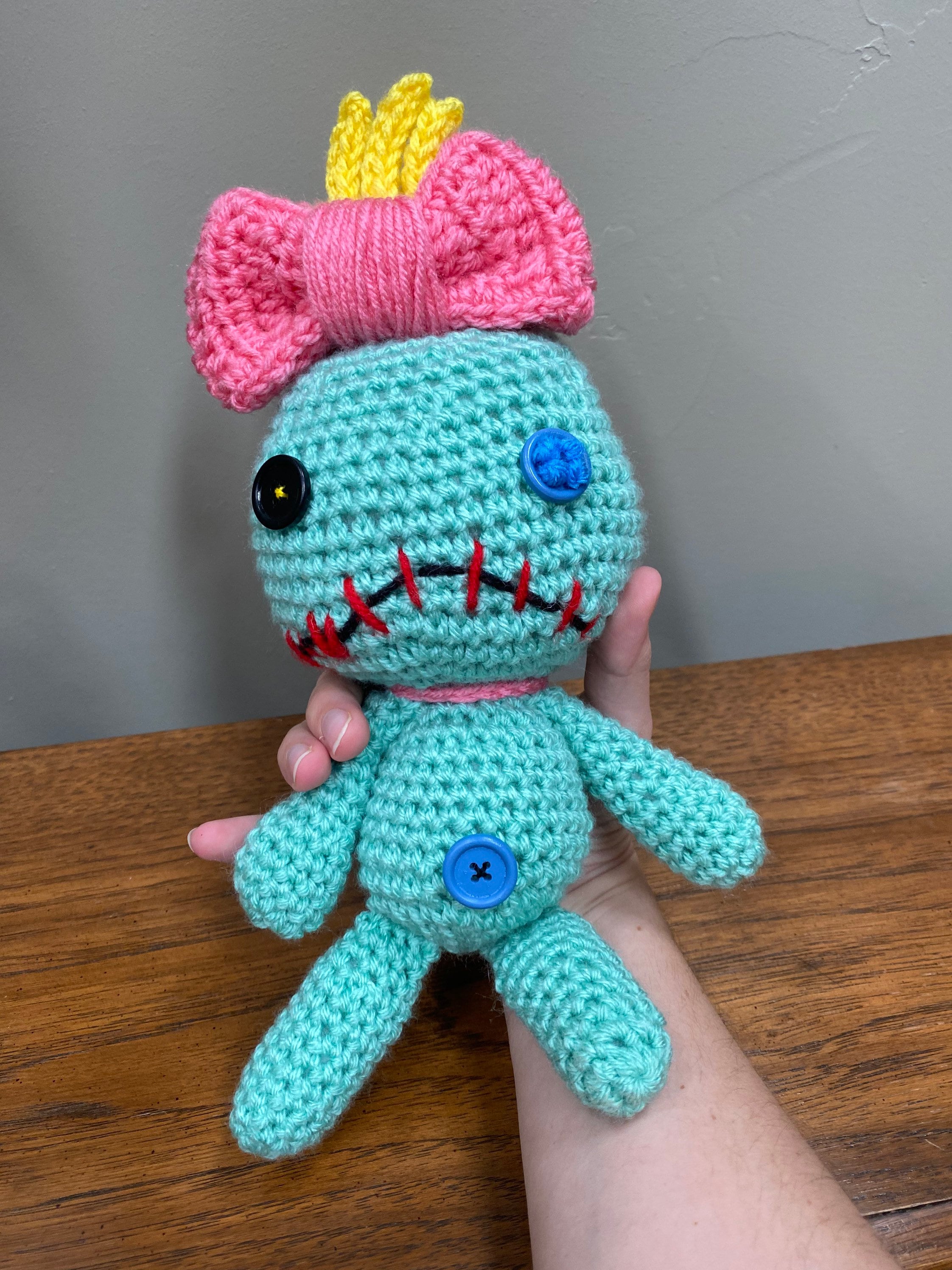 Crochet Scrump Inspired Doll/ Lilo and Stitch / 10 Inch Doll/ | Etsy