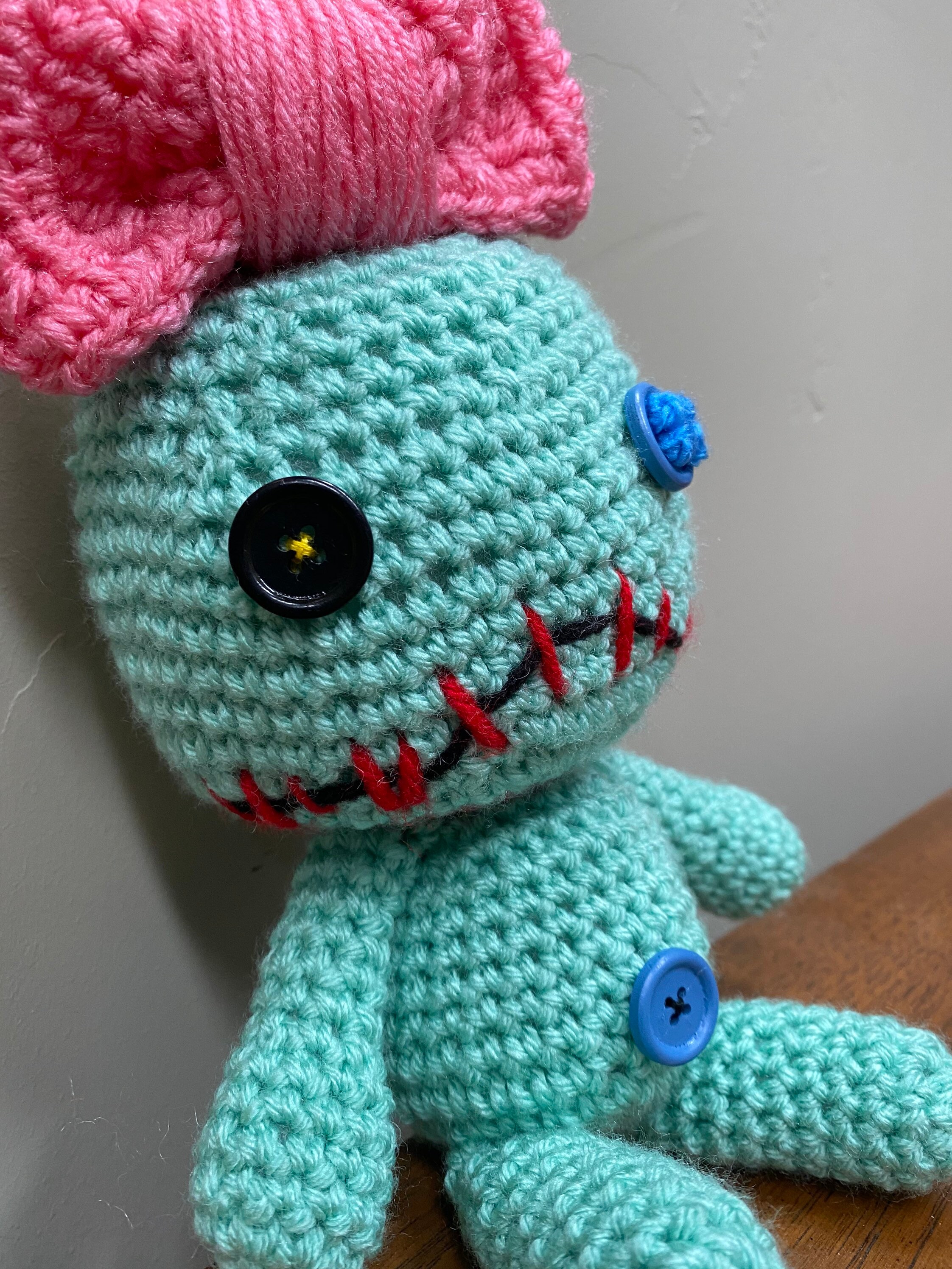 Crochet Scrump Inspired Doll/ Lilo and Stitch / 10 Inch Doll/ | Etsy