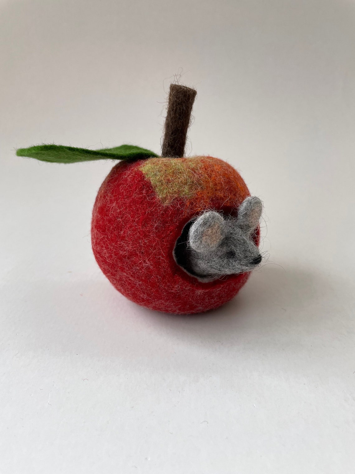 Apple-houseapple-mouse Nature Tablemouse | Etsy