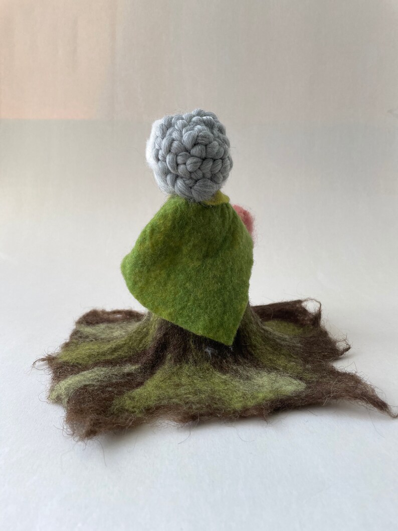 Mother earth.Root-child.Waldorf. Wet felted | Etsy