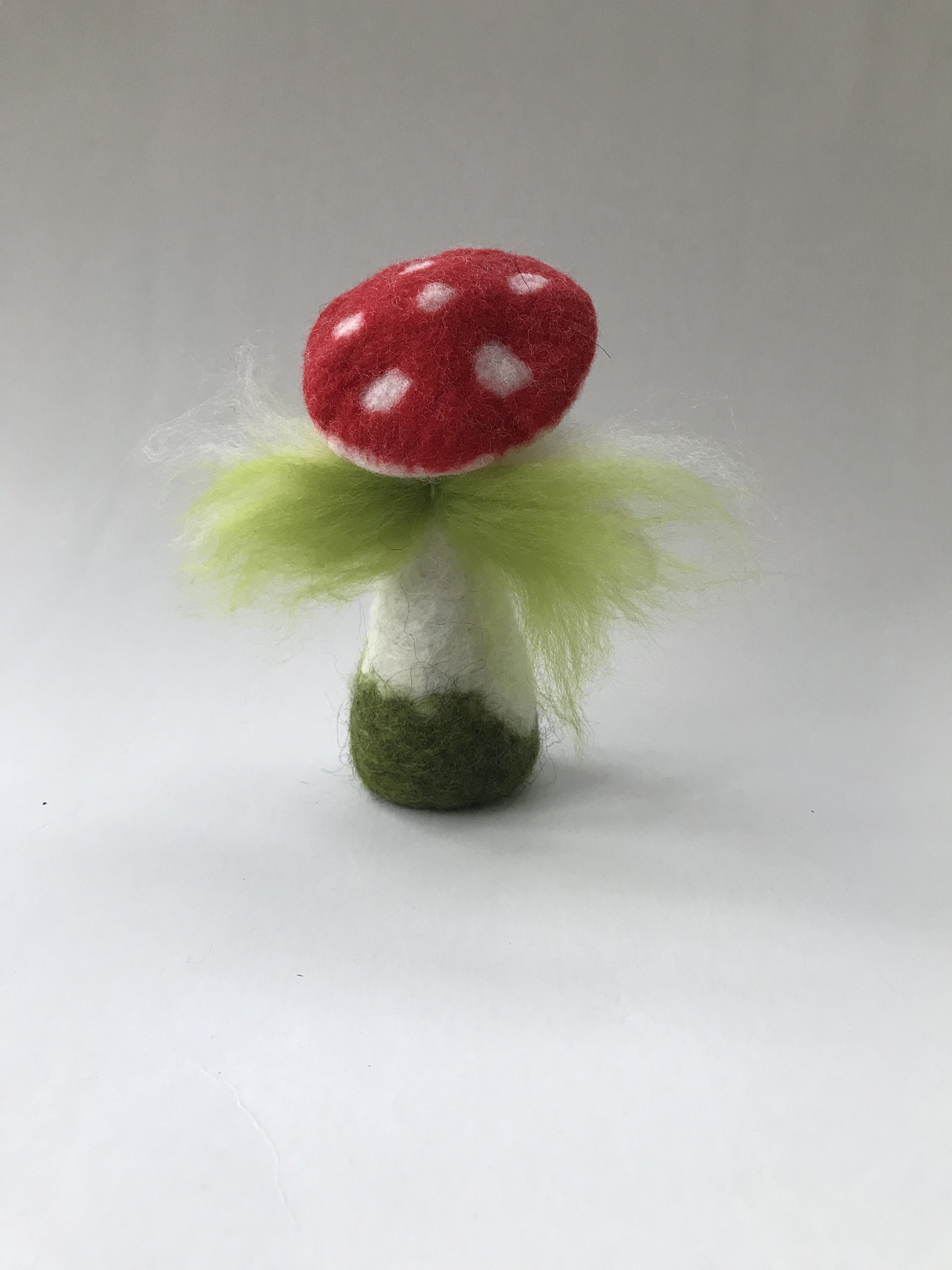 Toadstool-Flower fairyWet felted. Waldorf. Felted.flower | Etsy