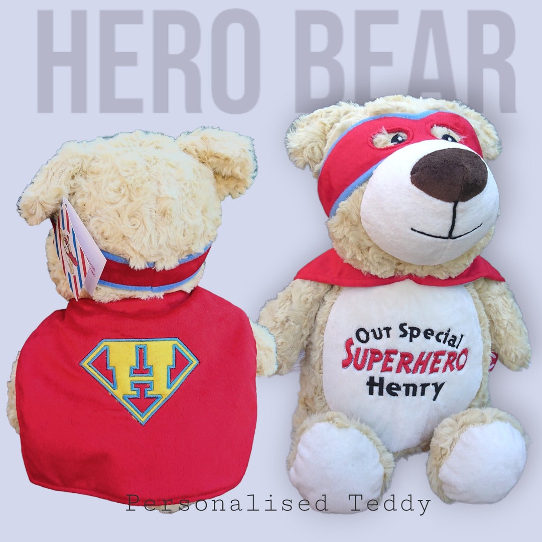 Hero the Superhero Bear Official Cubbies Bear With Attached Cape and ...