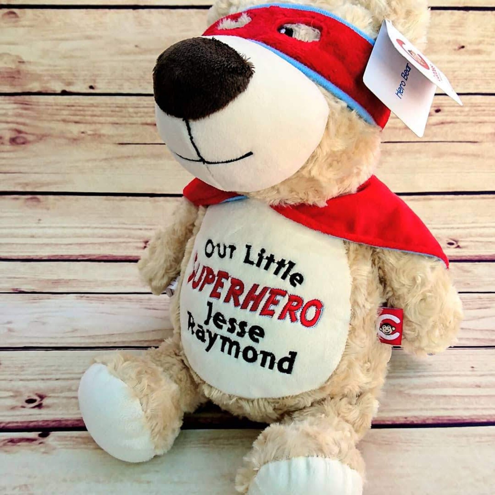 Hero the Superhero Bear Official Cubbies Bear With Attached - Etsy