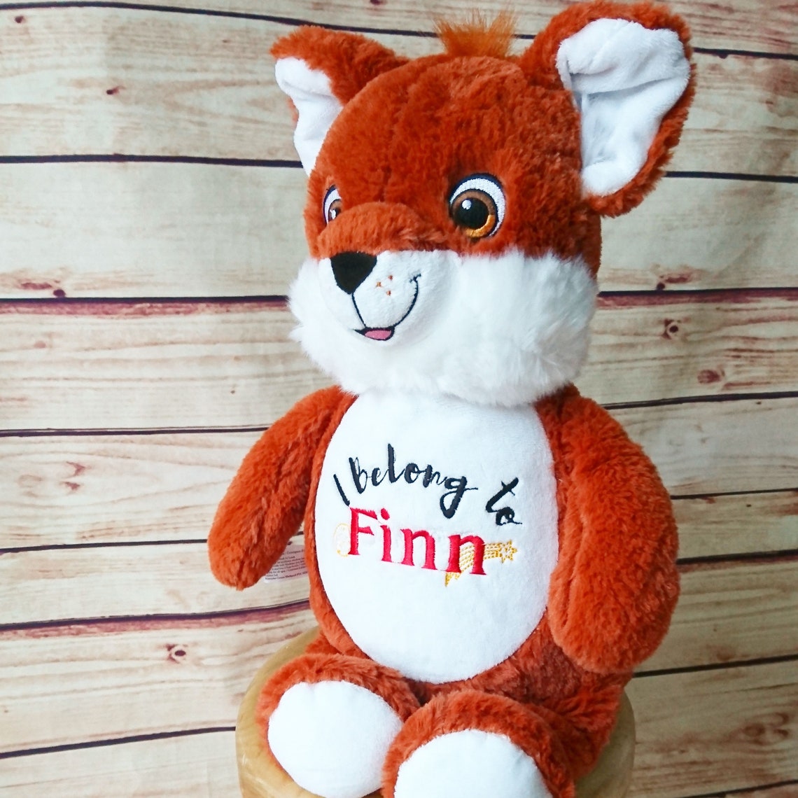 Makkapitew the Fox Teddy Personalised Embroidered Official | Etsy
