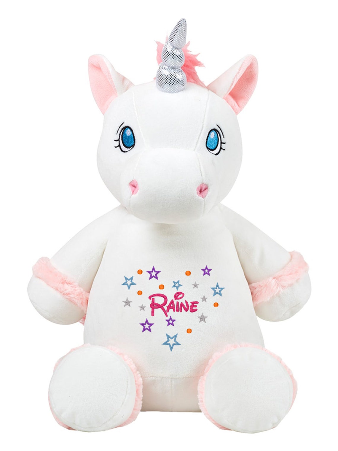 Unicorn Teddy with personalised embroidery | Etsy