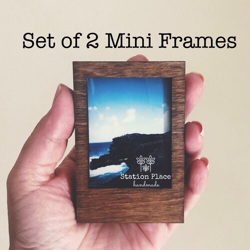 Set of 5 Mini Wooden Frames - Etsy