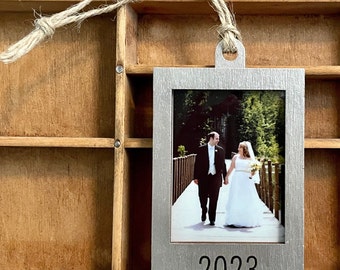 Mini Horizontal Brass Hanging Frame Wallet Photo 2.5x3.5 Ornament - Etsy