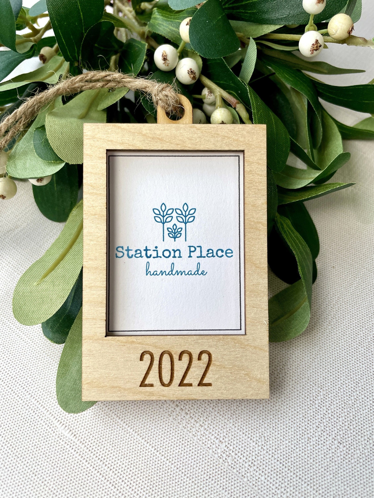 Engraved Mini Frame Ornament - Etsy