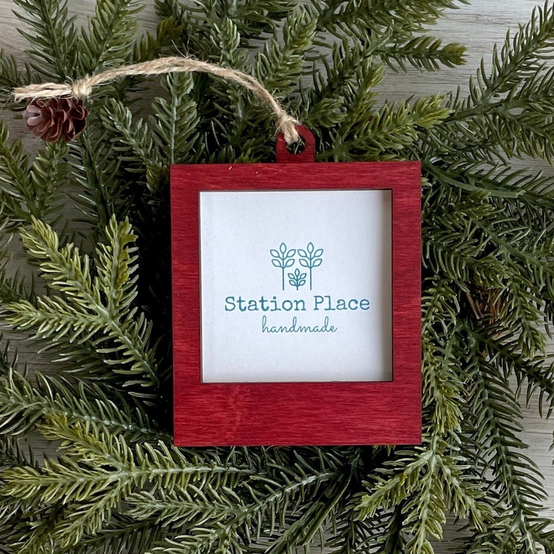 Square Frame Ornament - Etsy