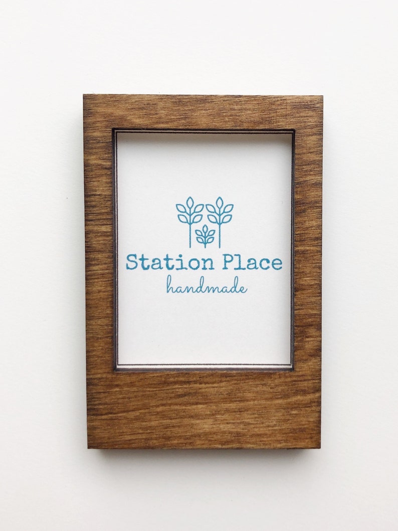 Set of 5 Mini Wooden Frames - Etsy