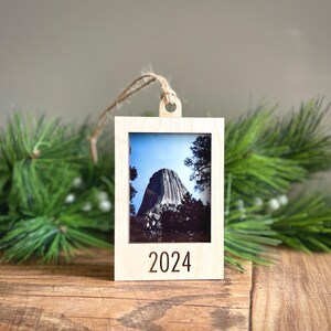 Engraved Mini Frame Ornament - Etsy