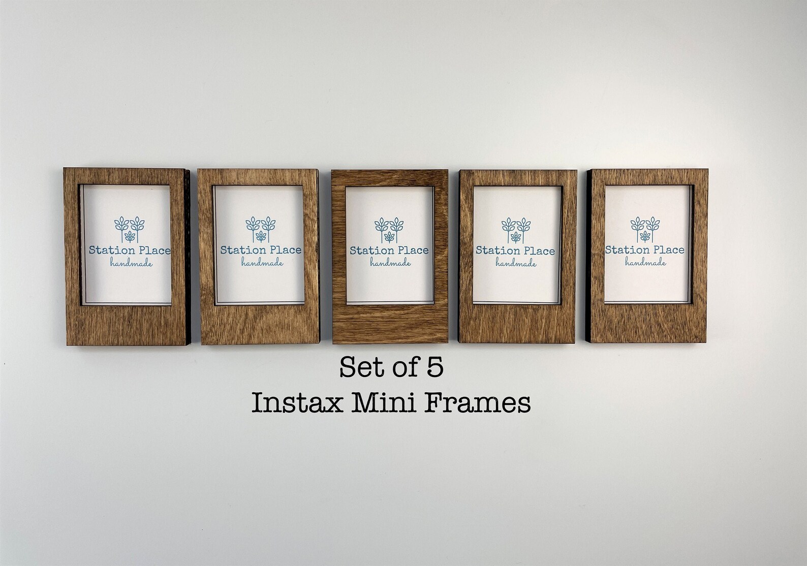 Set of 5 Mini Wooden Frames | Etsy