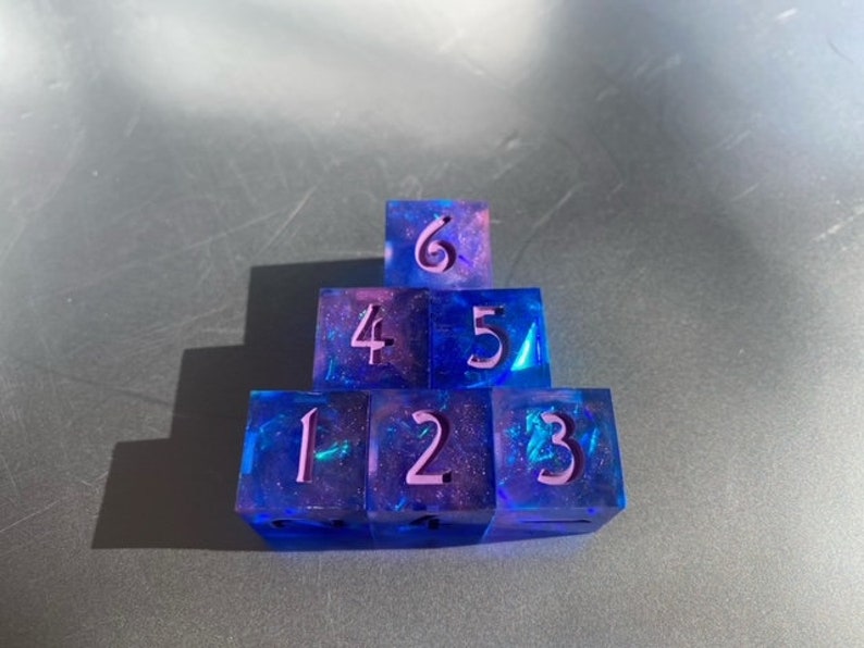 Custom 6 D6 Dice Set - Etsy