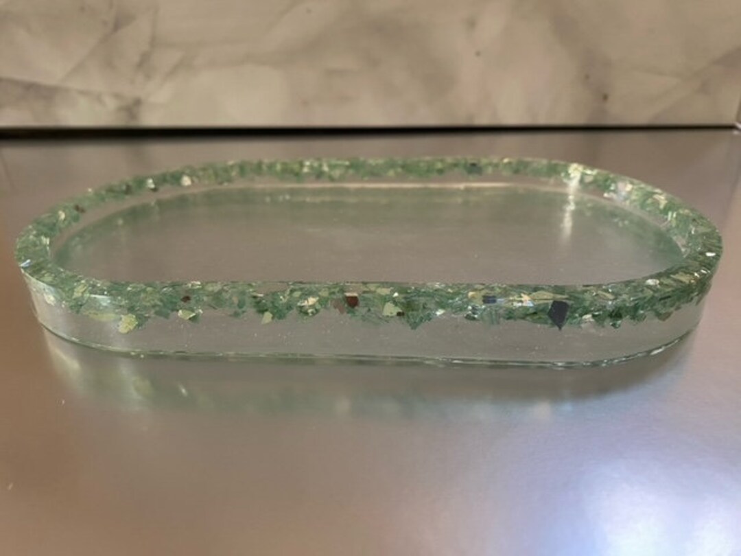 Glass Rim Tray - Etsy