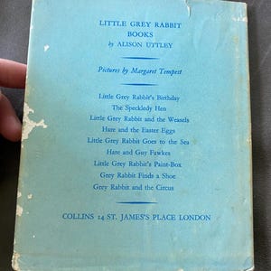 Rare Children's Book ~ Little Grey Rabbit Goes to the Sea ~by Alison ...