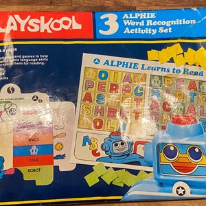 Vintage, Playskool alphie 1978 Electronic Robot for Early Learning ...