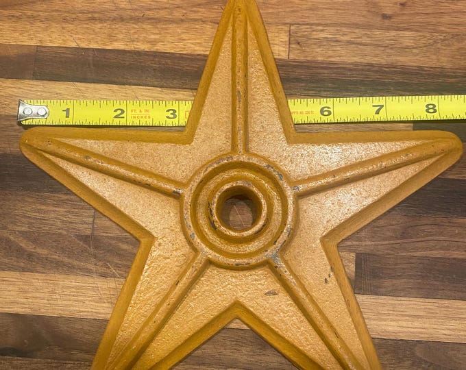 Antique Cast Iron Barn Star, Texas Star, Brick Structural Retaining ...