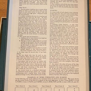 Vintage 1955 Scrabble Game - Family Board Game - Retro Games - Vintage ...