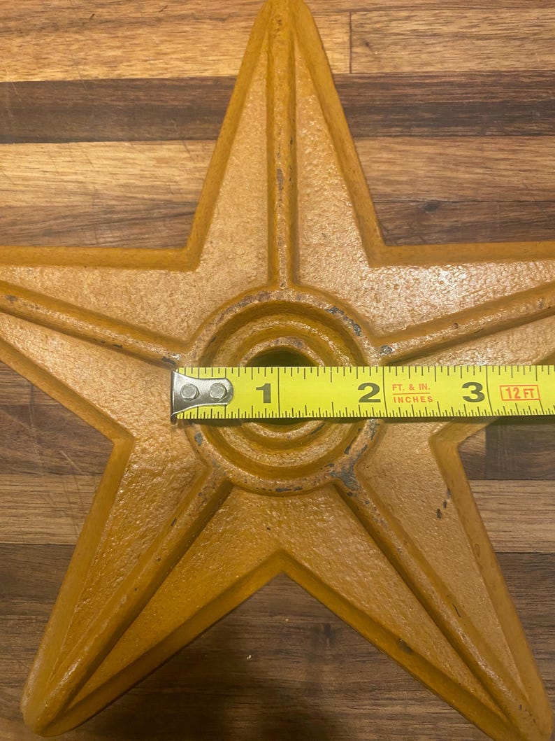 Antique Cast Iron Barn Star, Texas Star, Brick Structural Retaining ...