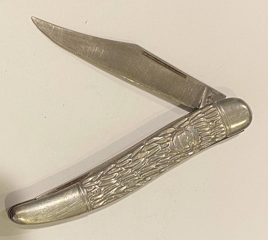 Vintage Imperial Folding Pocket Knife: Stainless Steel Blade, USA Made ...