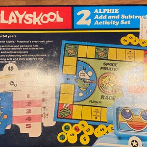 Vintage, Playskool alphie 1978 Electronic Robot for Early Learning ...